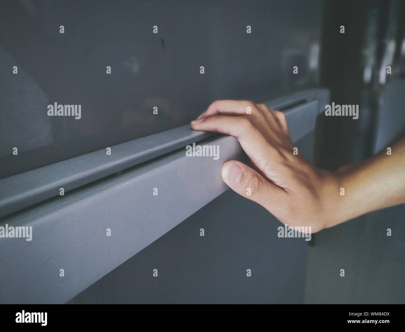 Hand opening refrigerator hi-res stock photography and images - Alamy