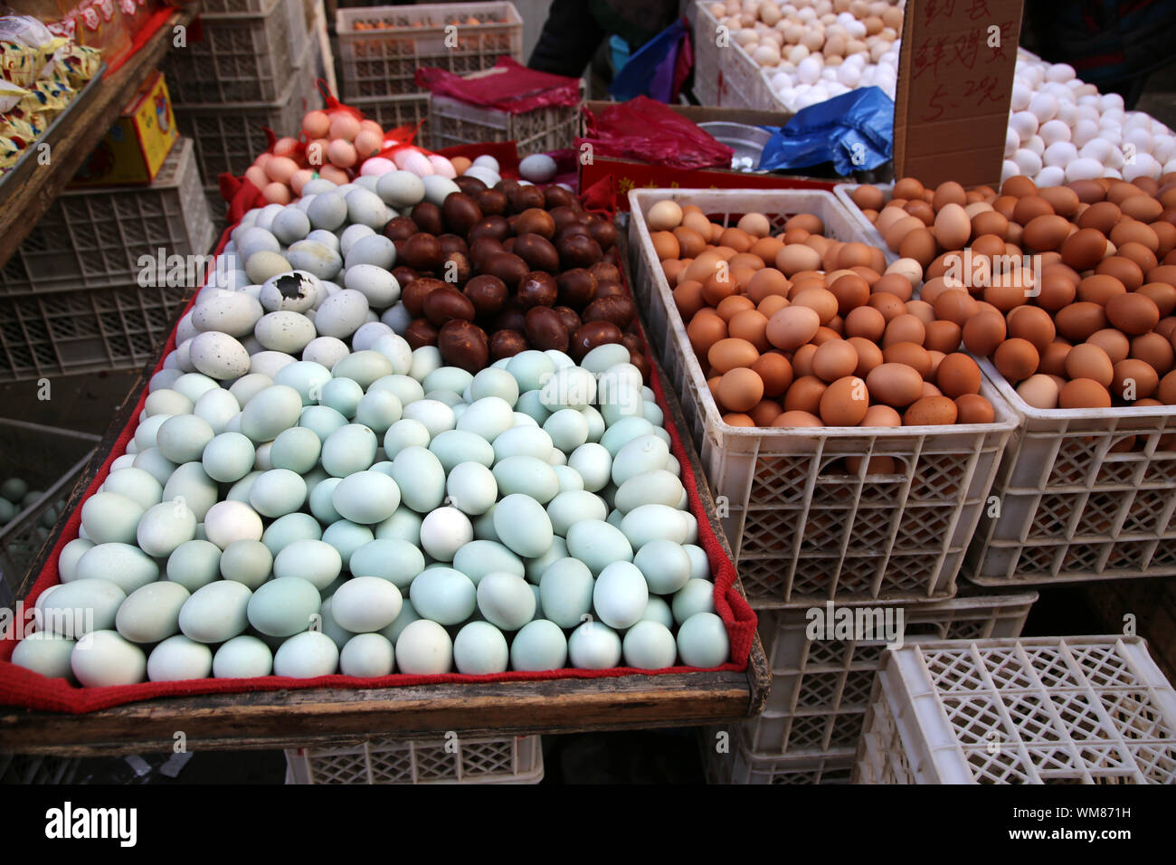 Market Stall Eggs High Resolution Stock Photography and Images - Alamy