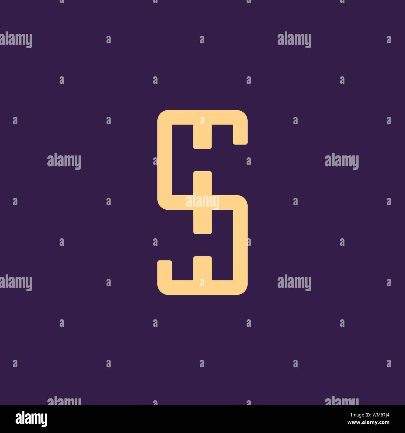 Creative Innovative Initial Letter logo SS S. Minimal luxury Monogram ... Creative Innovative Initial Letter logo SS S. Minimal luxury Monogram ...