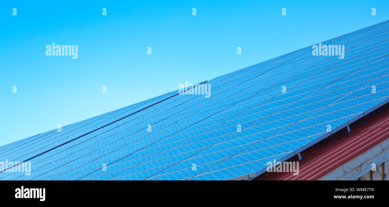 A photography of a solar panels texture Stock Photo - Alamy