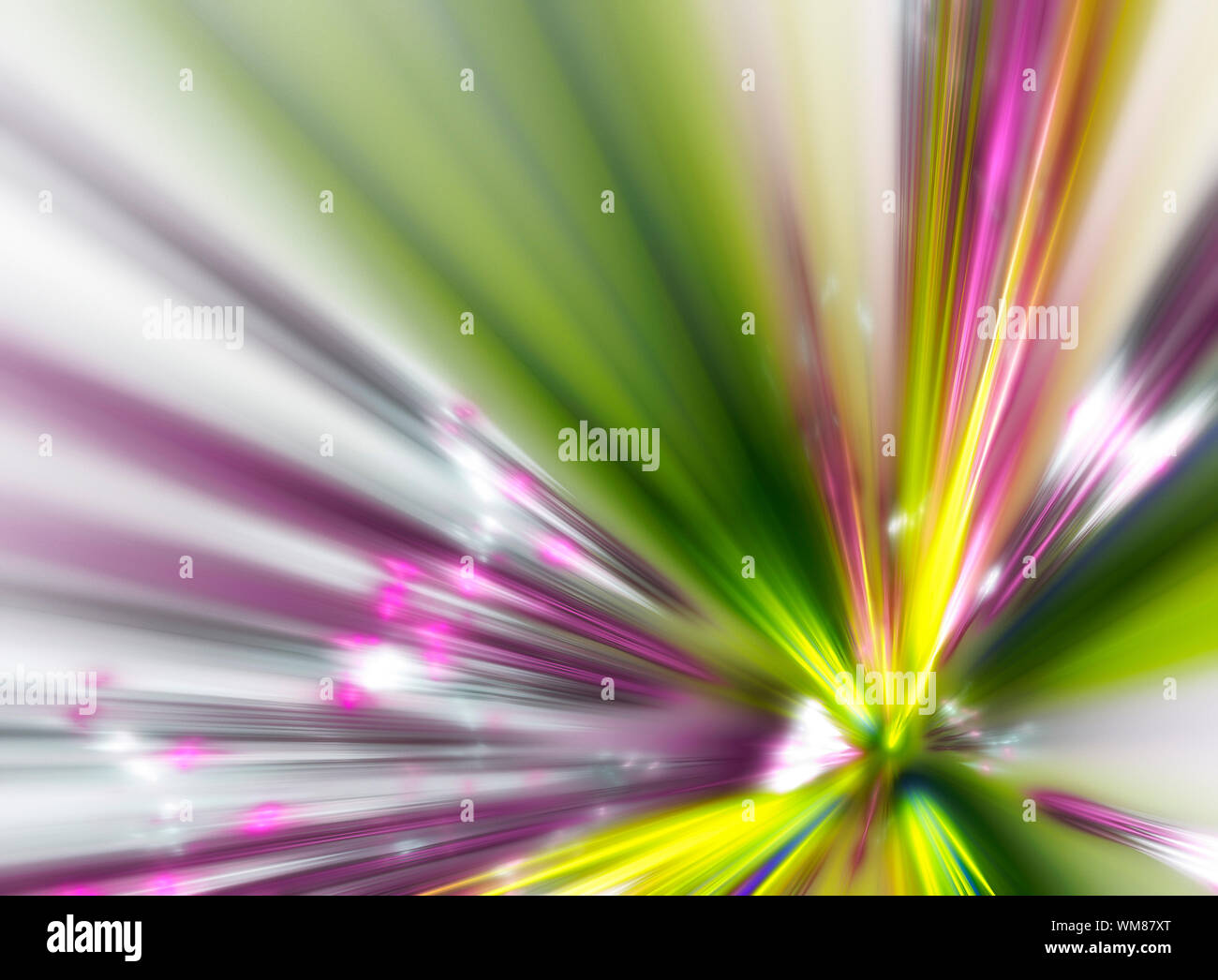 An illustration of a nice abstract fractal explosion Stock Photo - Alamy