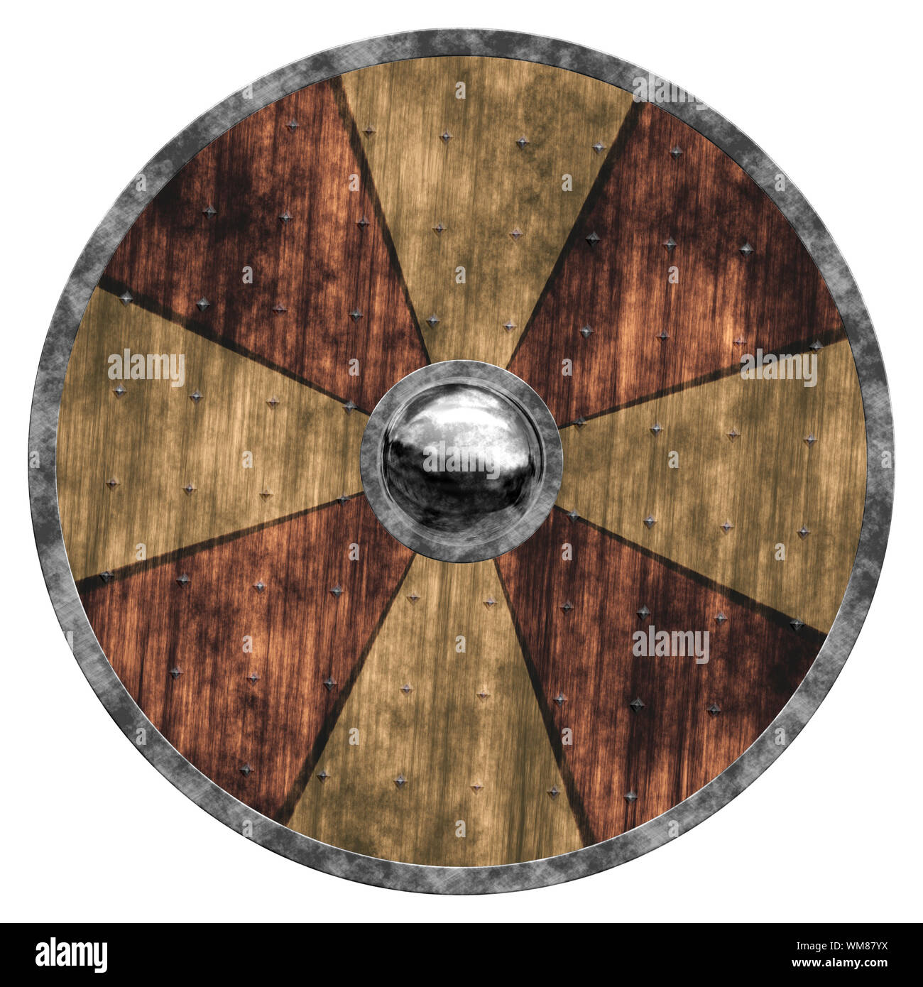 An illustration of a nice old shield Stock Photo - Alamy