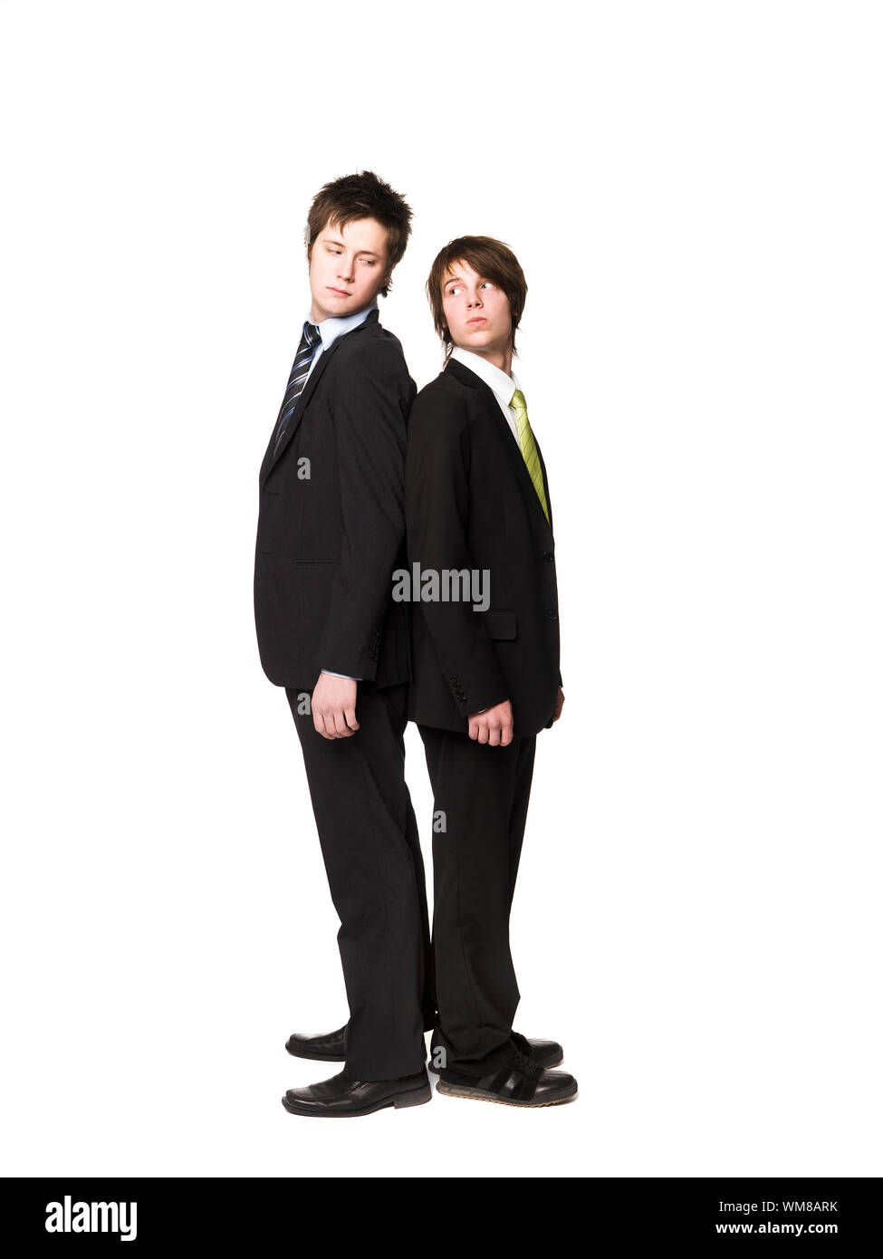 Tall and short friends Cut Out Stock Images & Pictures - Alamy