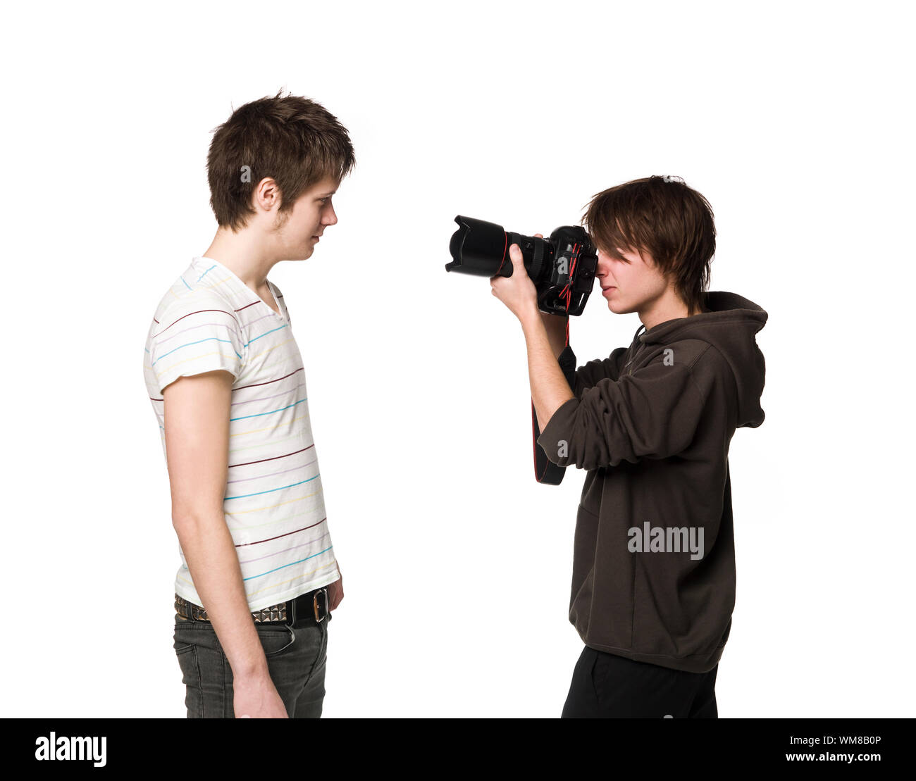 Photographer and a model Stock Photo - Alamy
