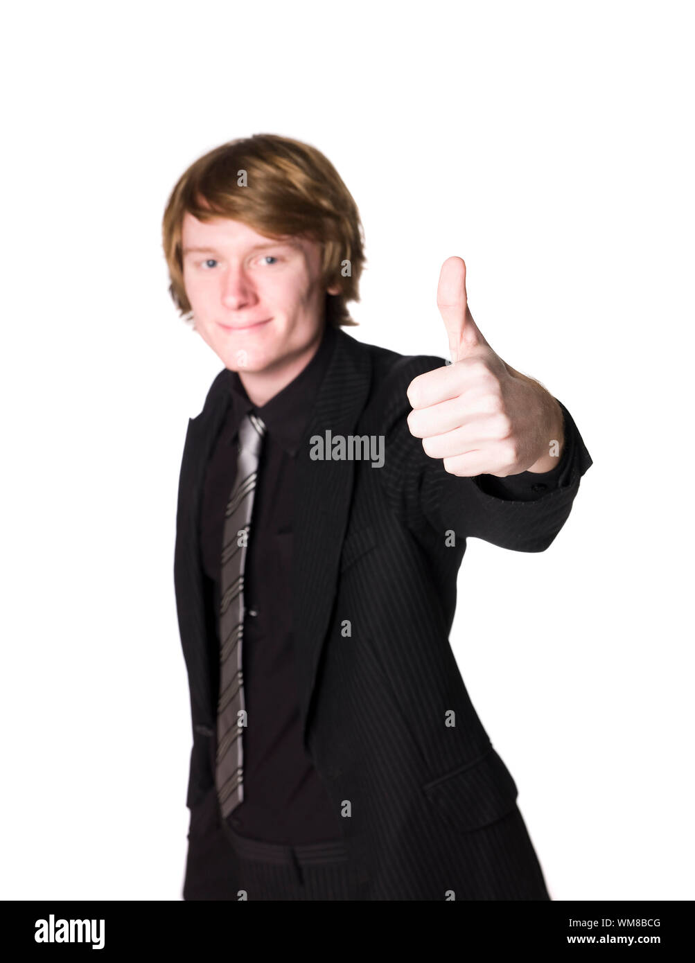 Man giving thumbs up Stock Photo - Alamy