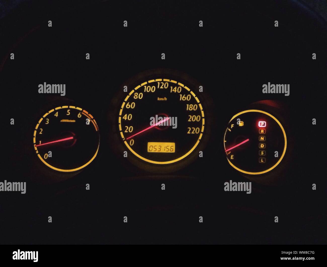 Speedometer with fuel gauge hi-res stock photography and images - Alamy