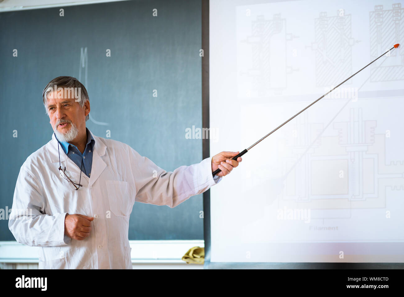 White male students in lecture hall hi-res stock photography and images ...
