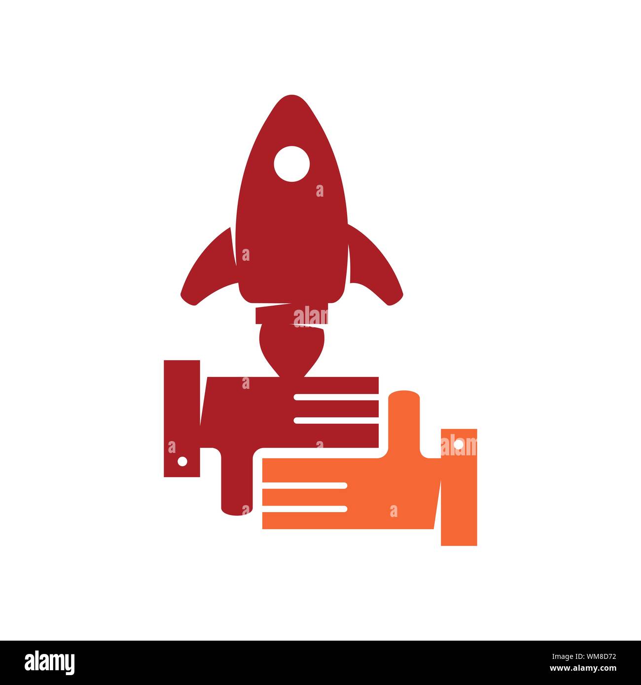 Commitment Teamwork Together Business Logo Illustration Vector Stock ...