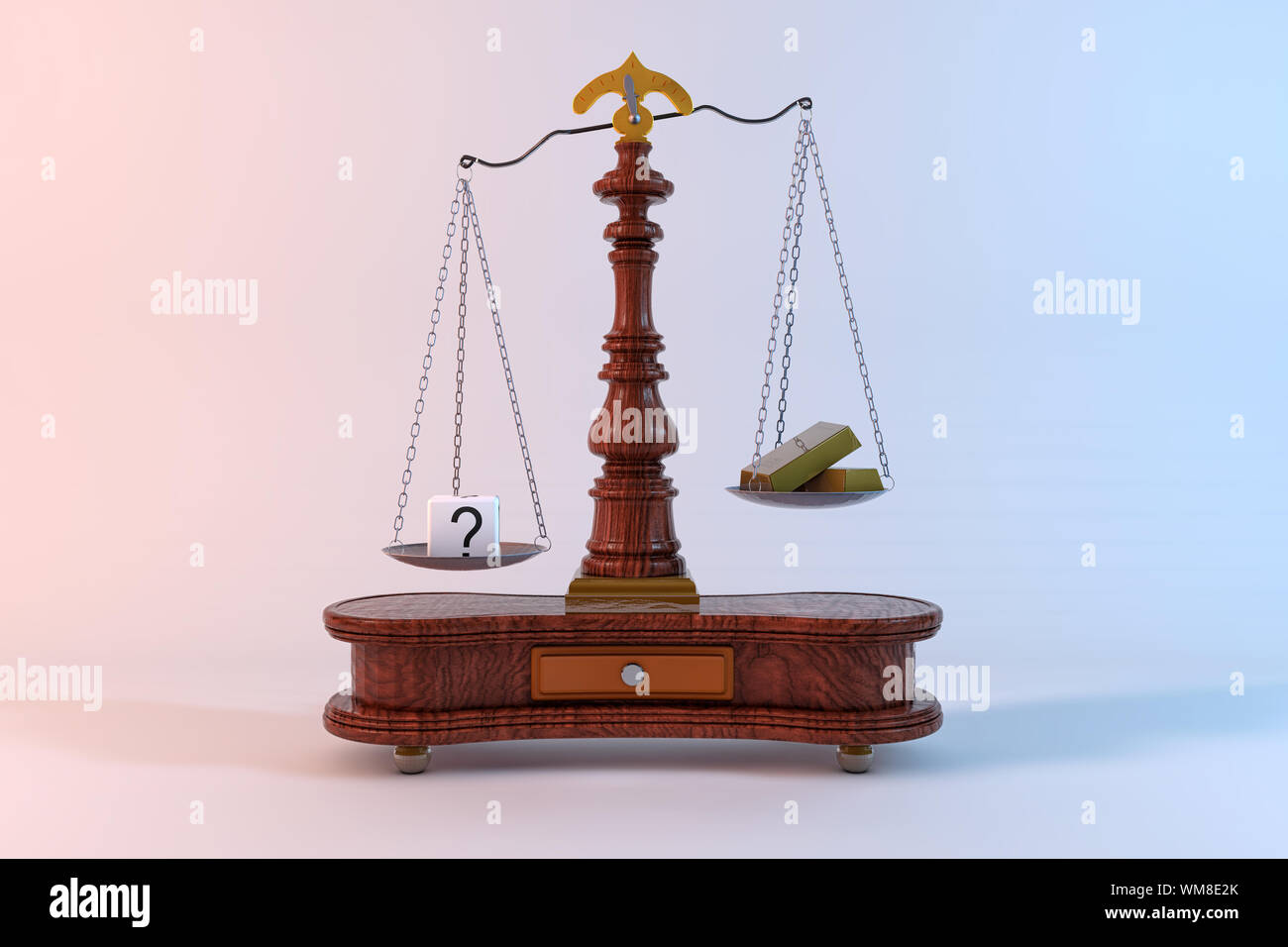 3d golden question mark hi-res stock photography and images - Alamy