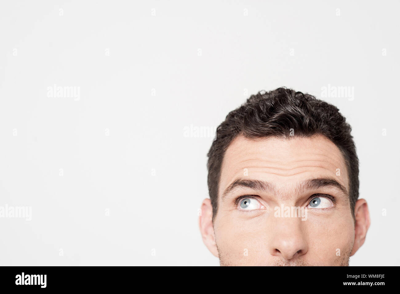 Middle aged man close up half face hi-res stock photography and images ...