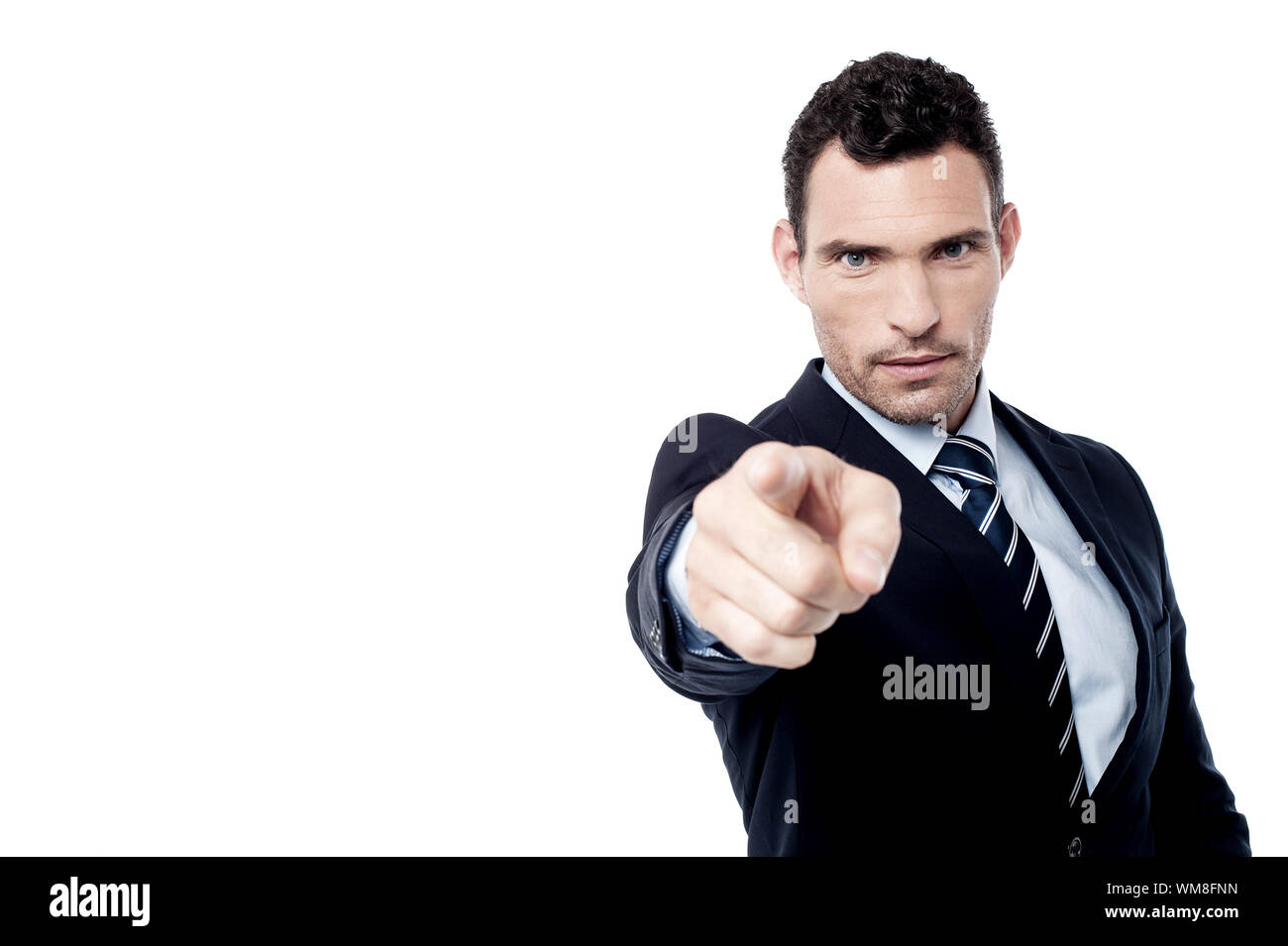 Angry businessman showing middle finger hi-res stock photography and ...