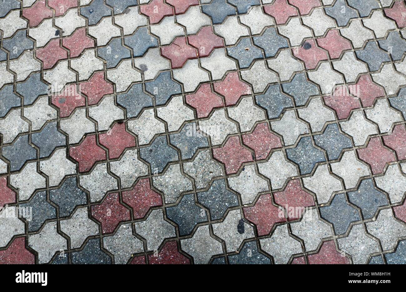 Park walk tiles floor hi-res stock photography and images - Alamy
