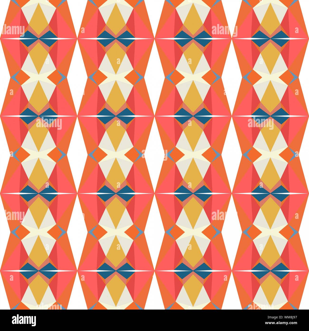 seamless repeating pattern wallpaper with coral, tomato and antique ...