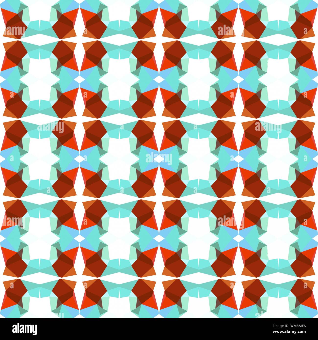 seamless pattern simple with sky blue, saddle brown and white smoke ...