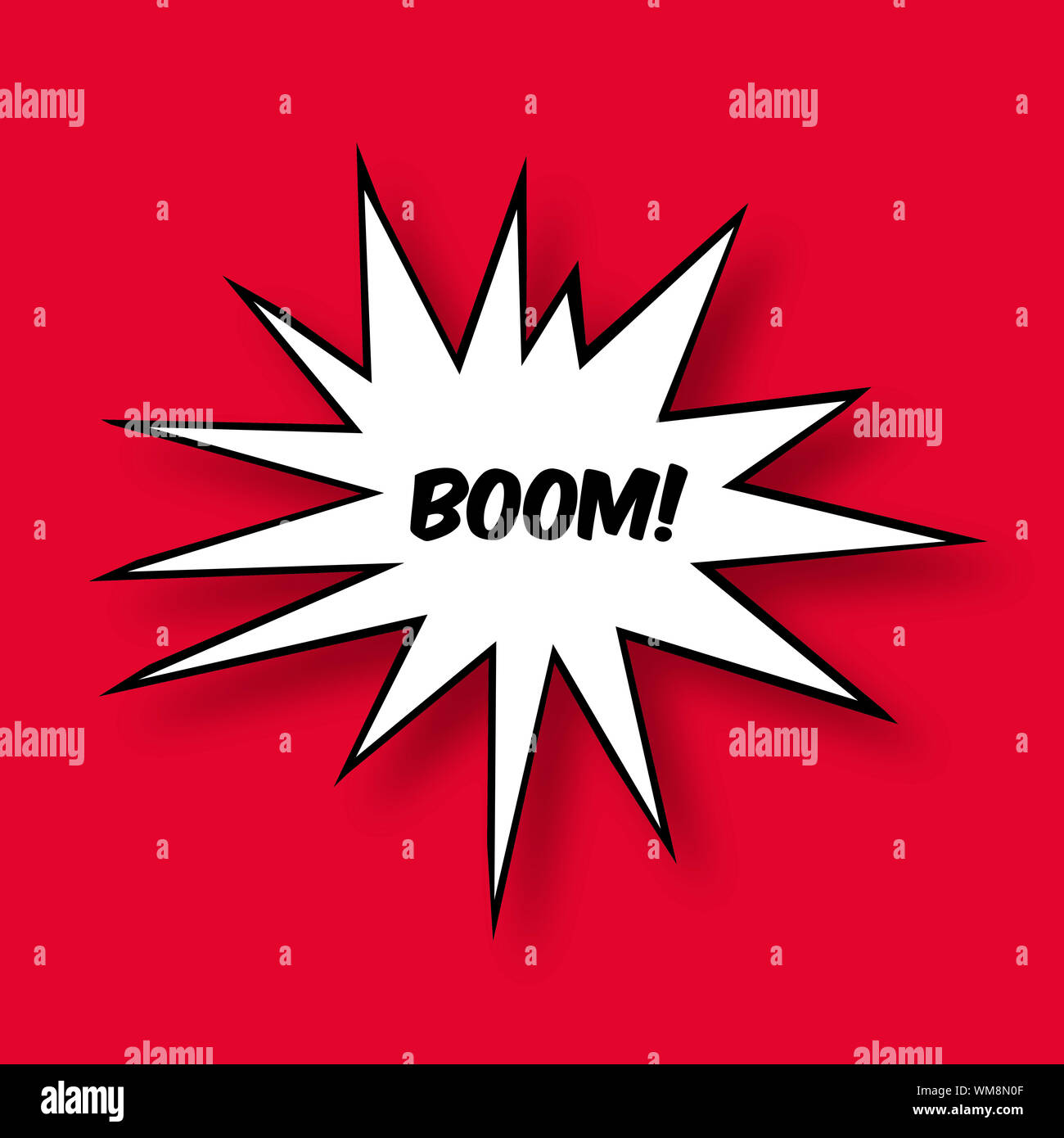 Cartoon star comic book retro hi-res stock photography and images - Alamy