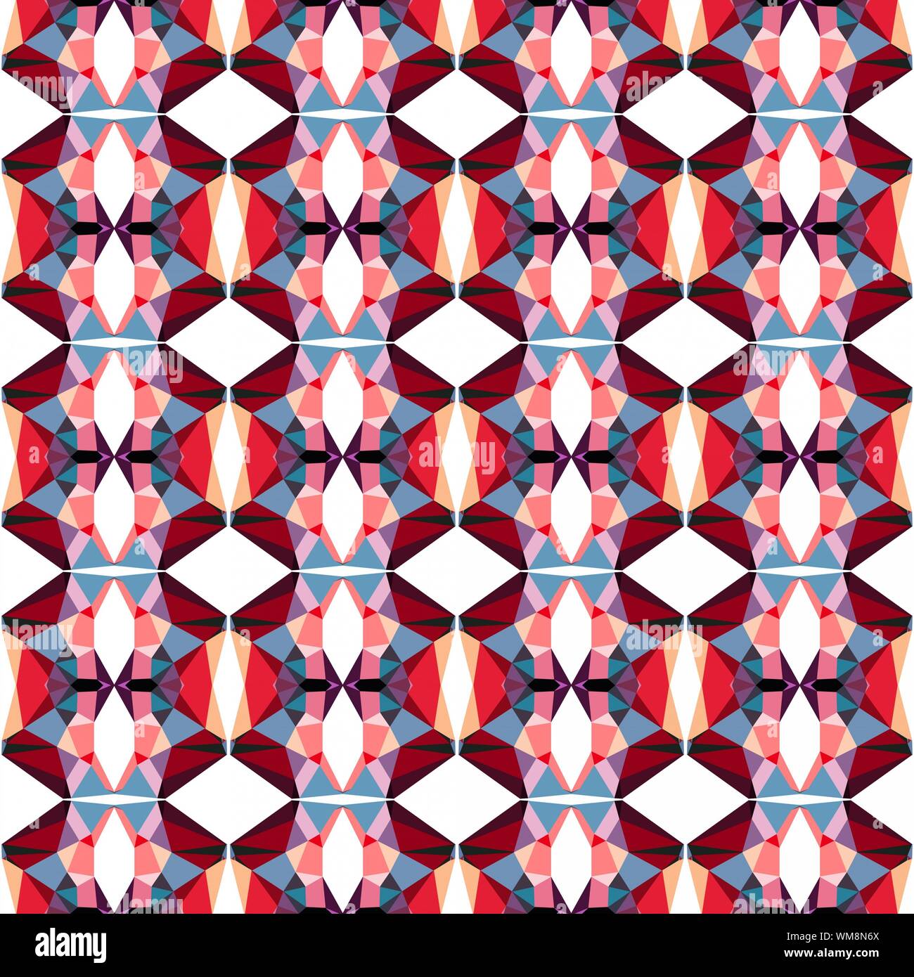decorative seamless pattern with rosy brown, firebrick and very dark ...