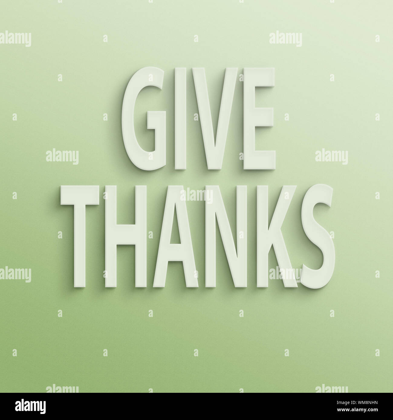 Give thanks banner hi-res stock photography and images - Alamy