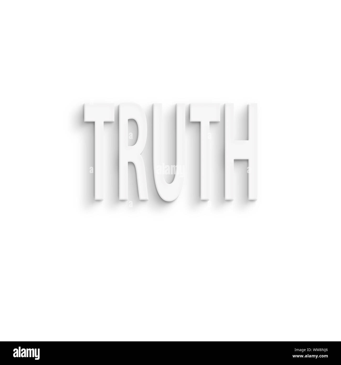 text on the wall or paper, truth Stock Photo - Alamy