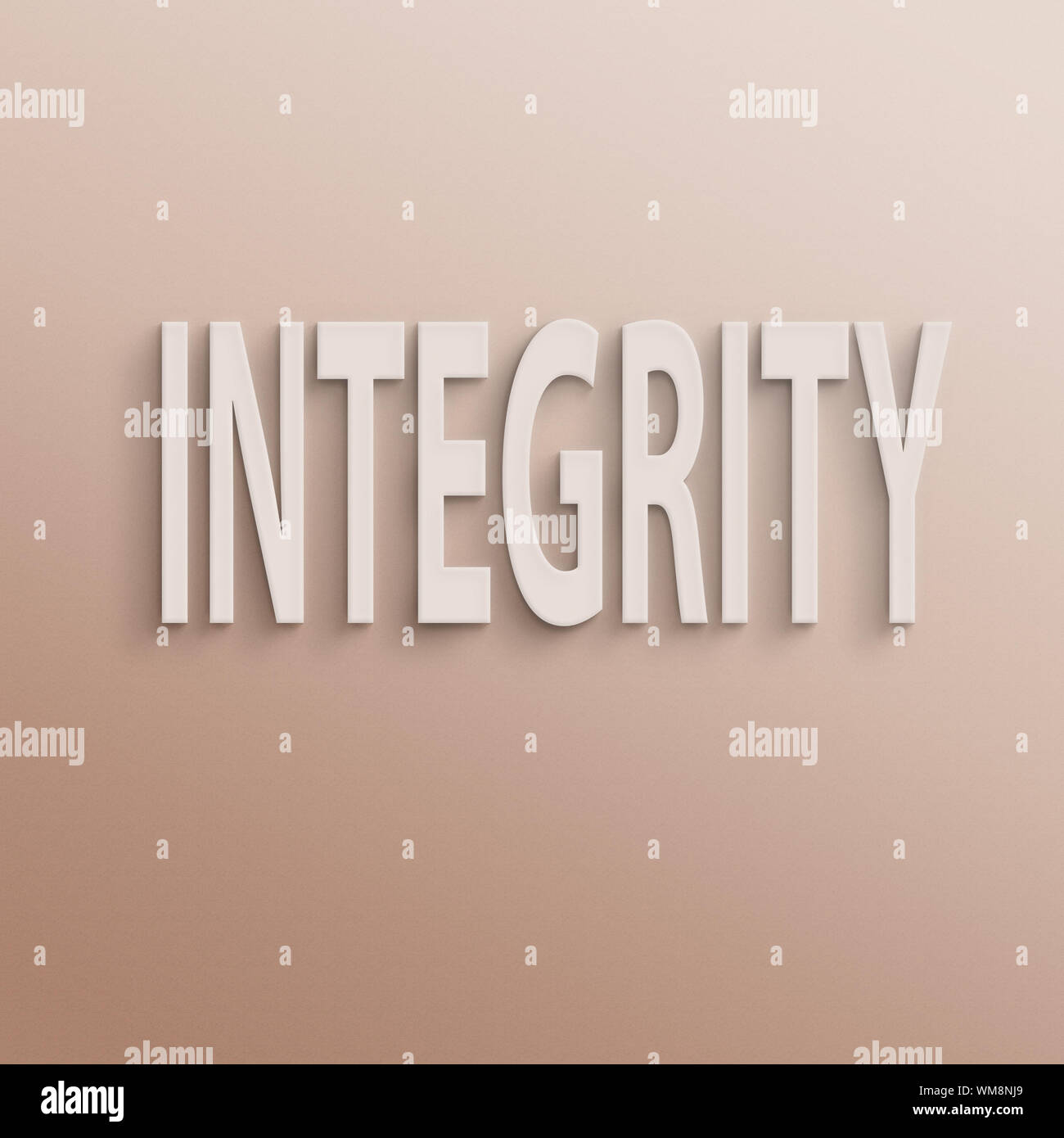 text on the wall or paper, integrity Stock Photo - Alamy