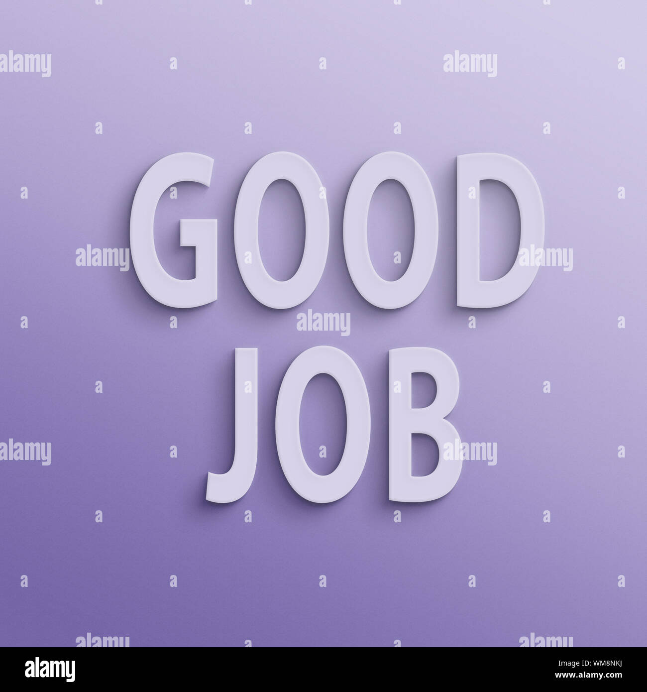 text on the wall or paper, good job Stock Photo - Alamy
