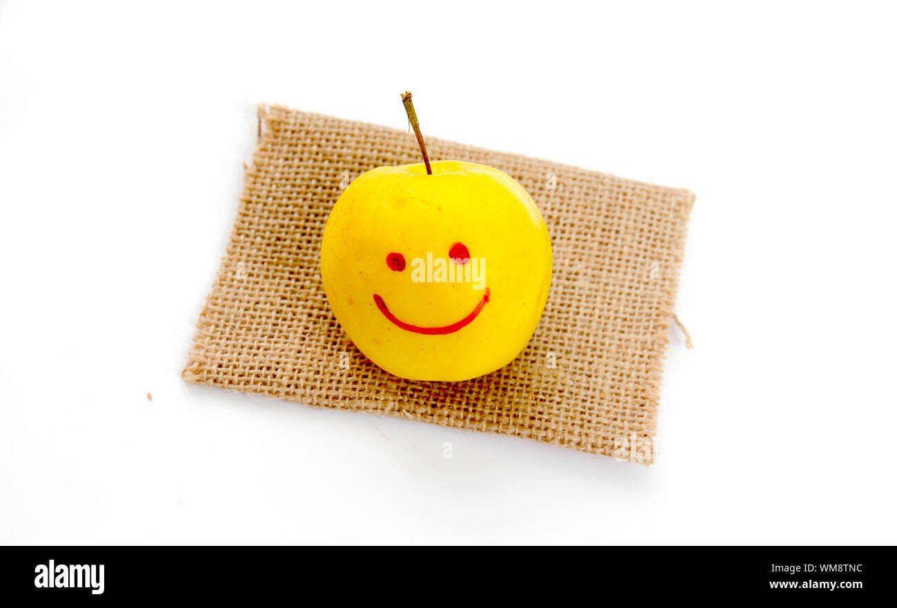 Smiley fruit face Cut Out Stock Images & Pictures - Alamy