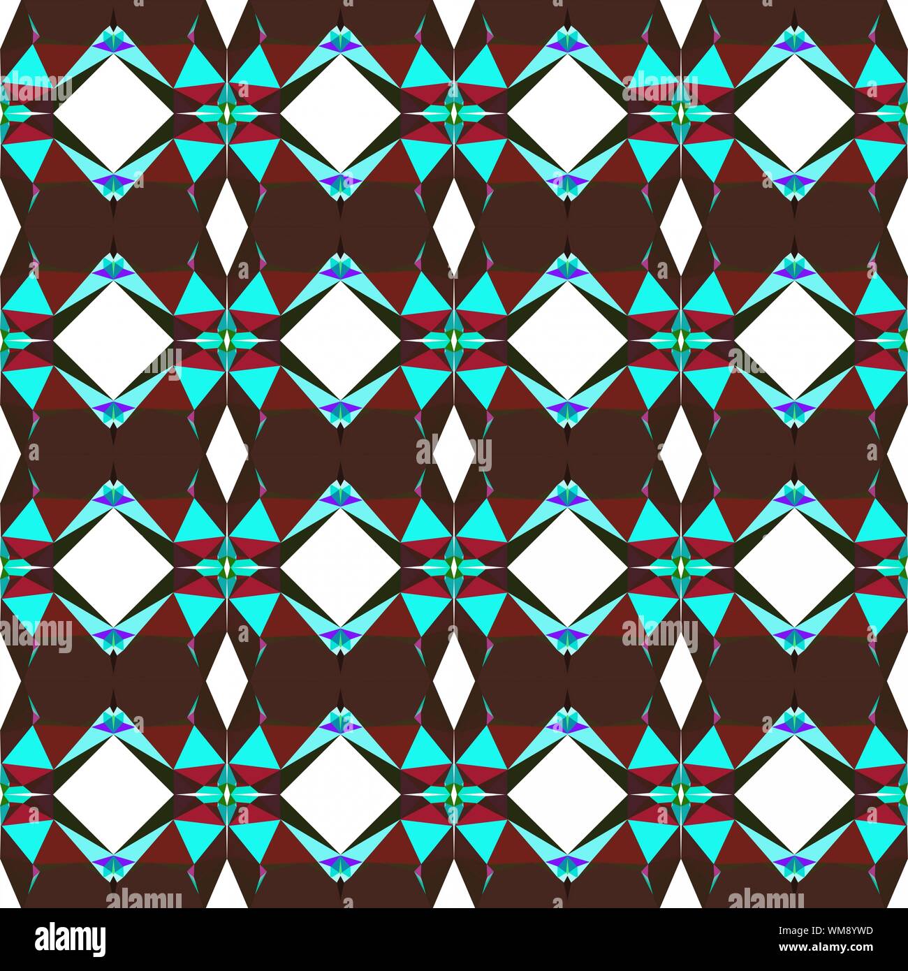 seamless repeatable pattern texture with very dark pink, turquoise and ...