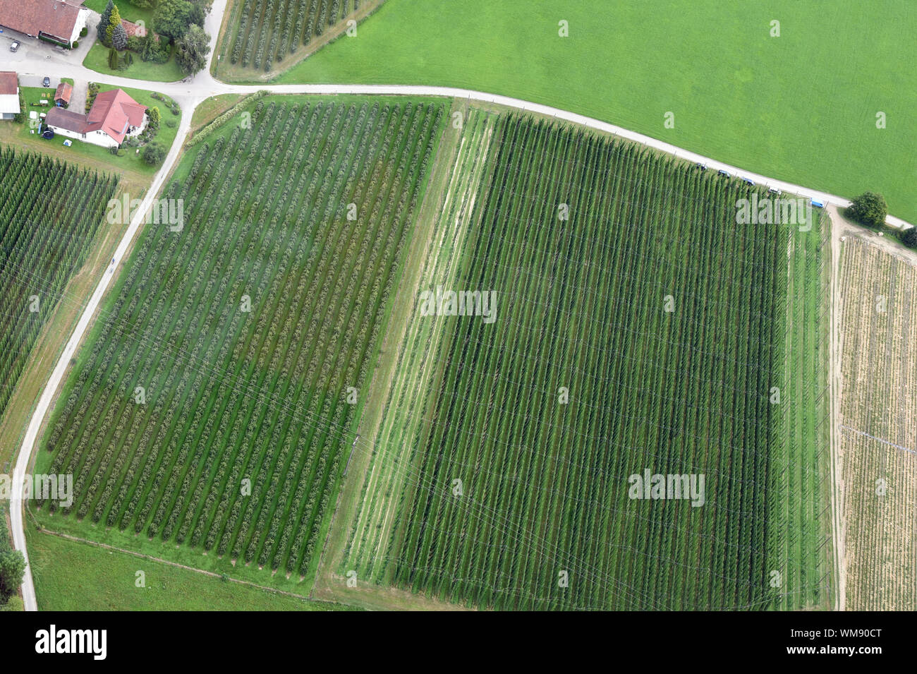 Agricultural land aerial hi-res stock photography and images - Alamy