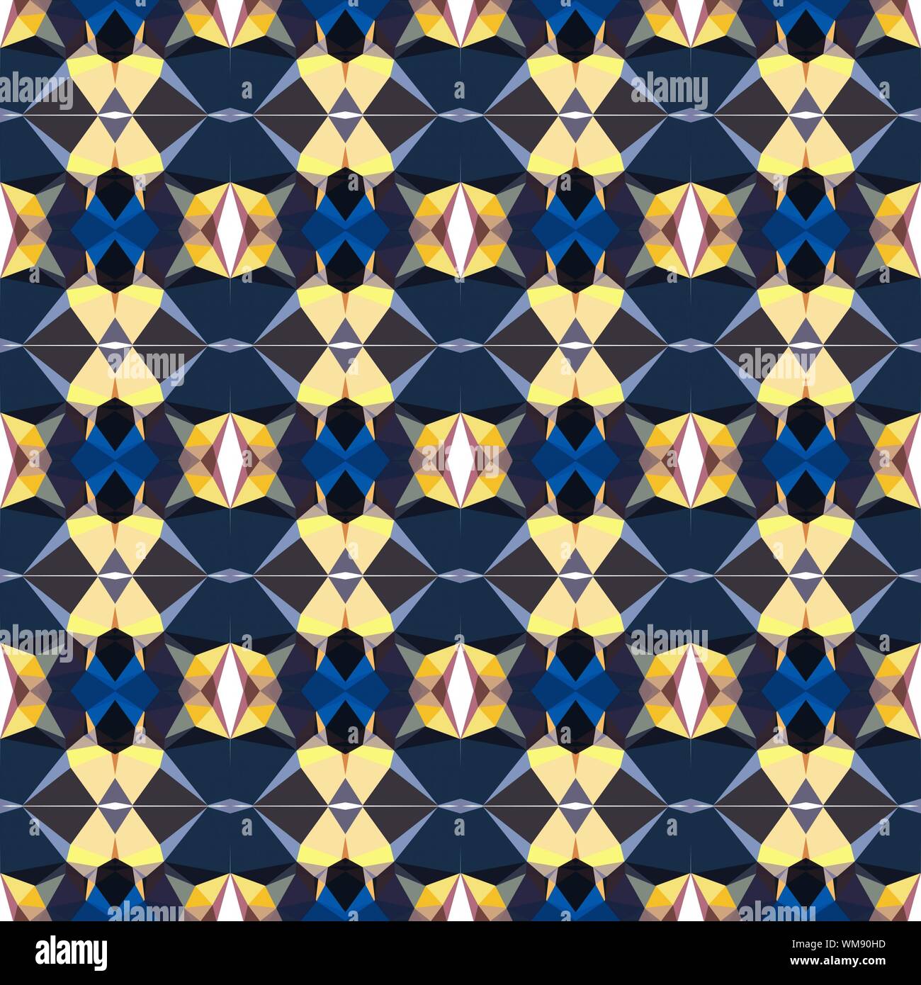 seamless wallpaper pattern with khaki, very dark blue and steel blue ...
