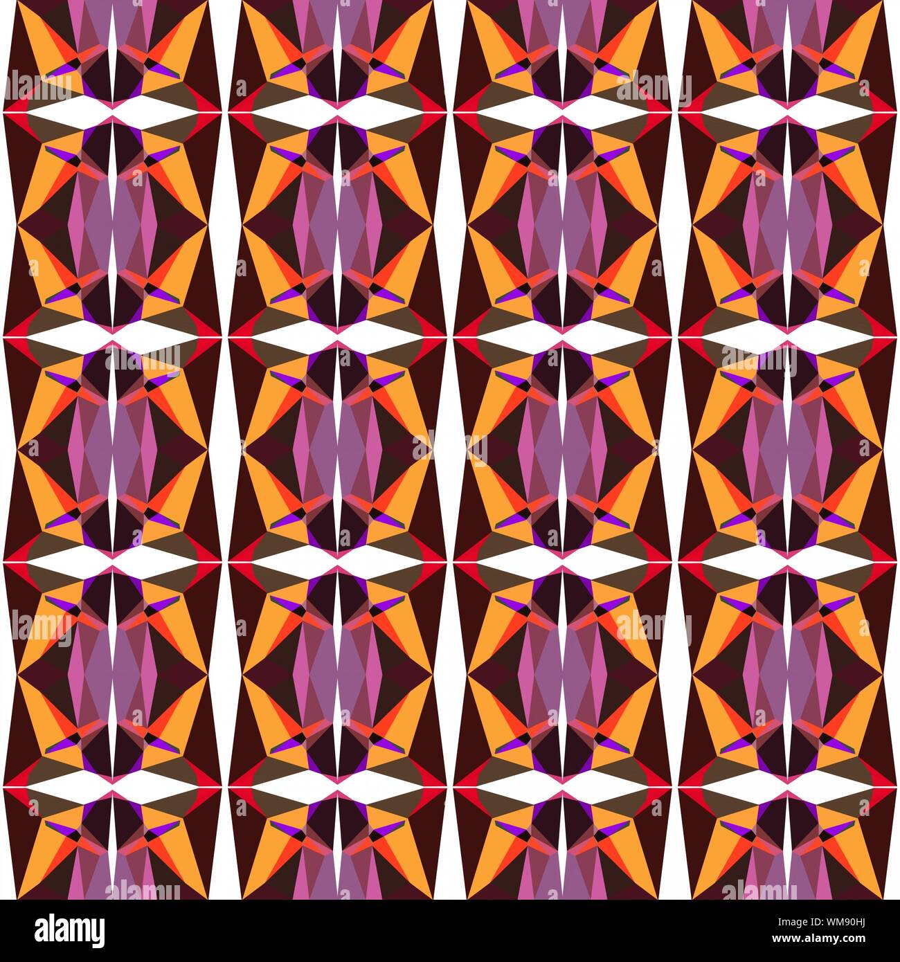 seamless repeatable pattern design with very dark pink, pastel orange ...