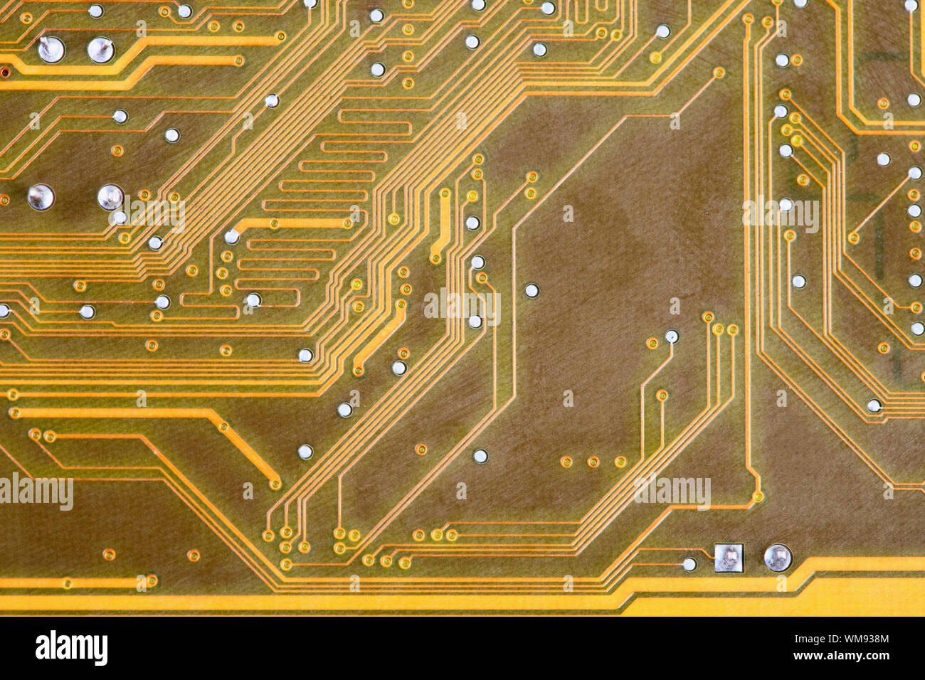 The electronic circuit board hi-tech color background Stock Photo - Alamy