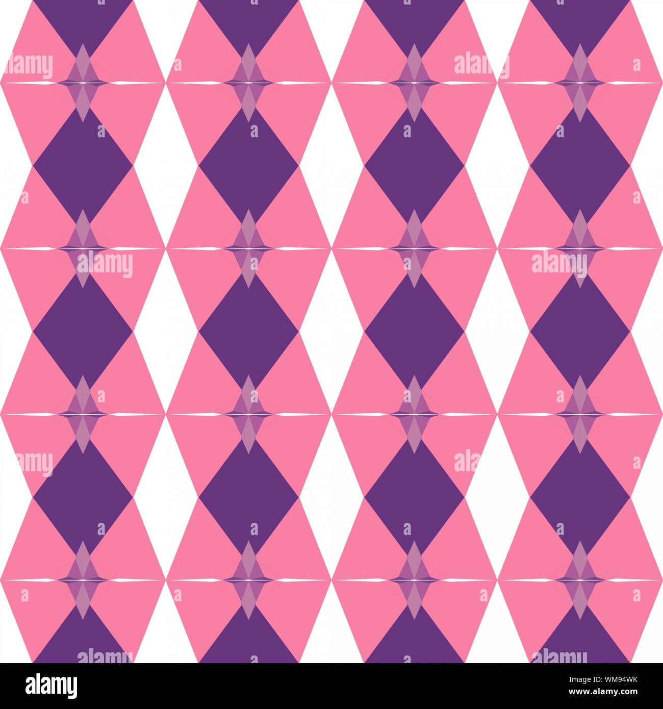 seamless repeatable geometric pattern with hot pink, dark slate blue ...