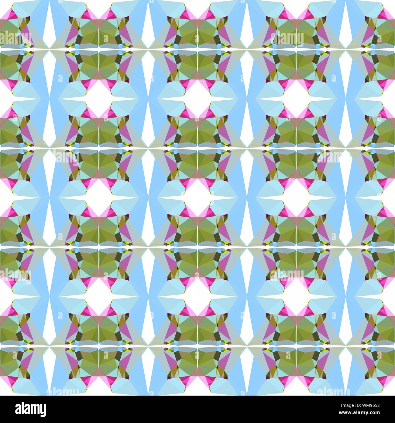 seamless pattern design with pastel blue, light blue and olive drab ...