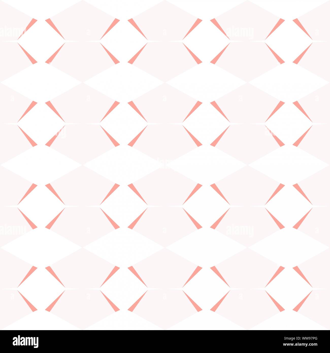 seamless repeatable geometric pattern with lavender blush, light salmon ...