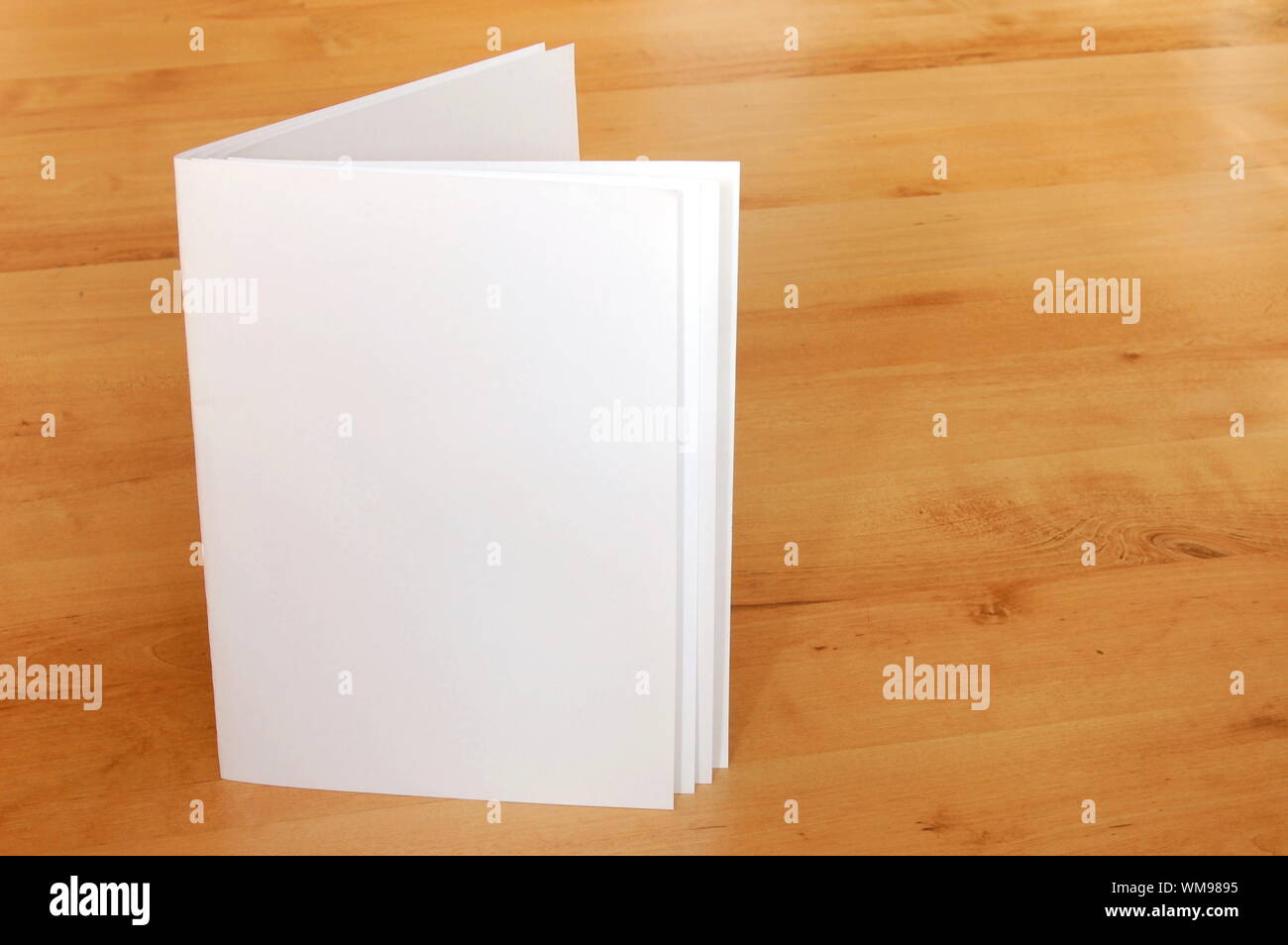 empty paper book or magazine with copyspace Stock Photo - Alamy