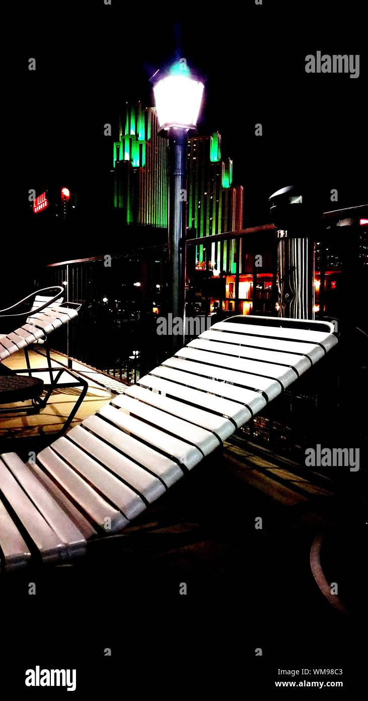 Balcony Railing Night High Resolution Stock Photography and Images - Alamy
