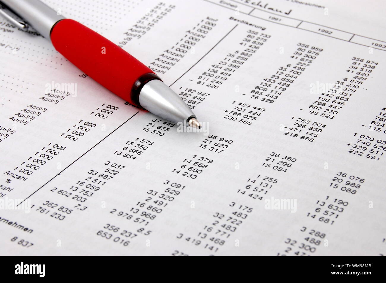 A graph which shows the economic growth Stock Photo - Alamy