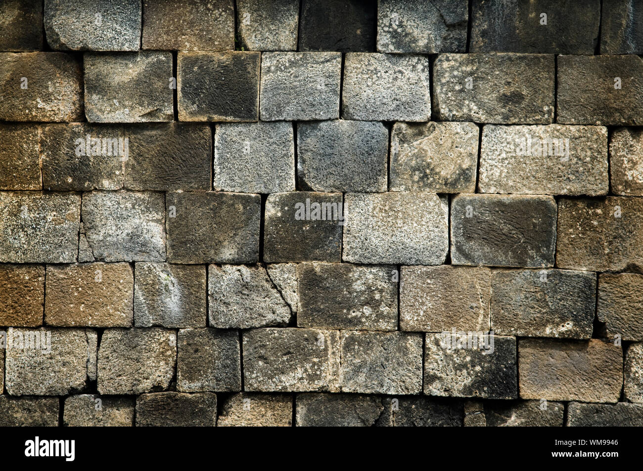 Old stone wall, flat stacked background and texture Stock Photo - Alamy