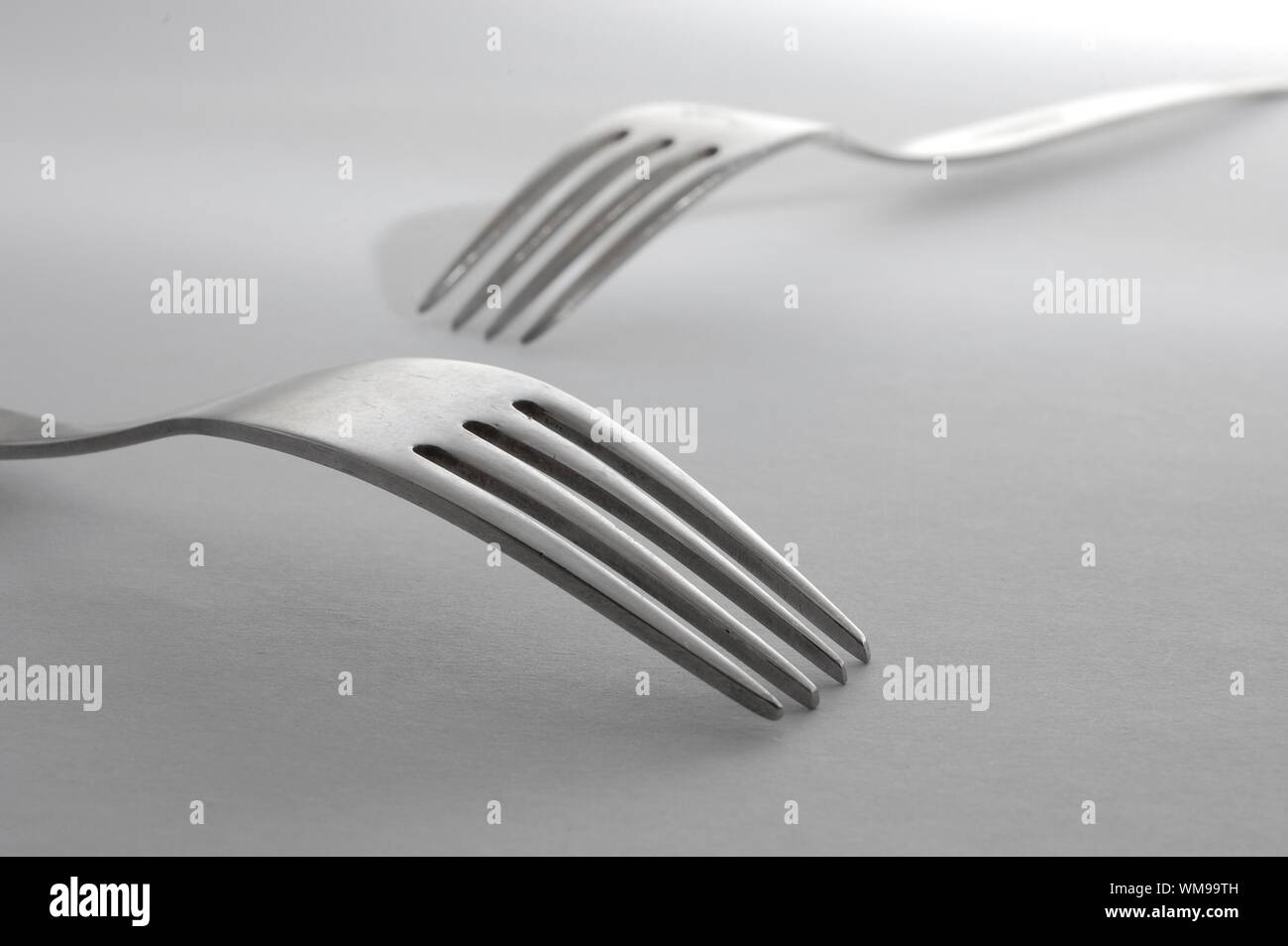 abstract fork macro in the kitchen as a food concept Stock Photo - Alamy