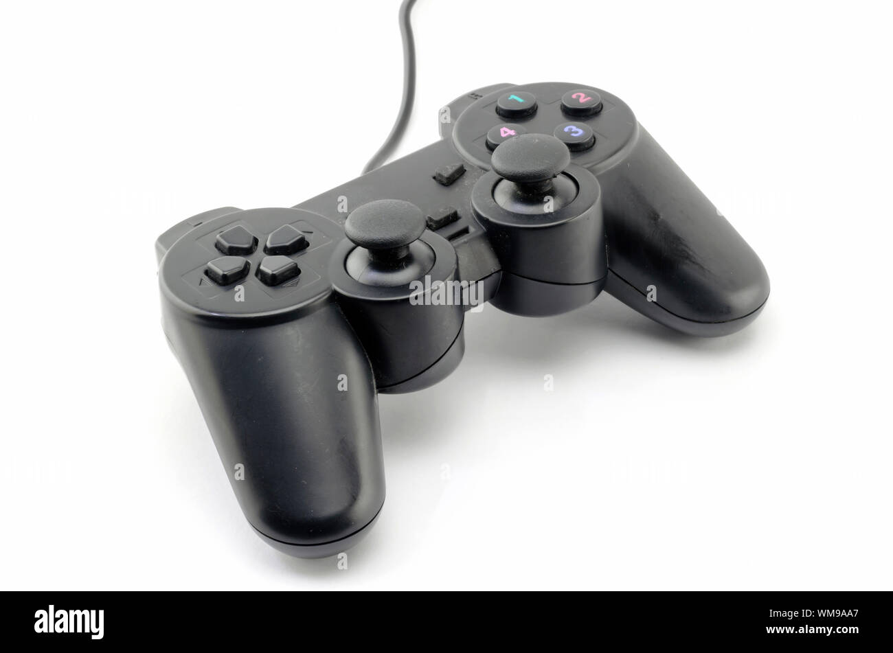 game controller isolated on white background Stock Photo - Alamy