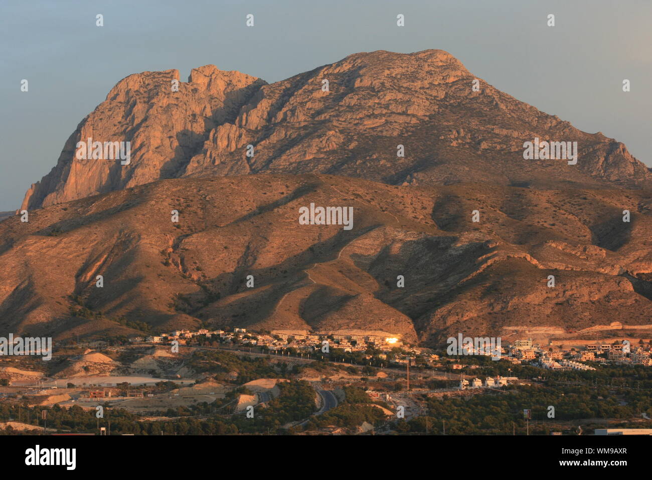Benidorm Mountain Range High Resolution Stock Photography and Images ...