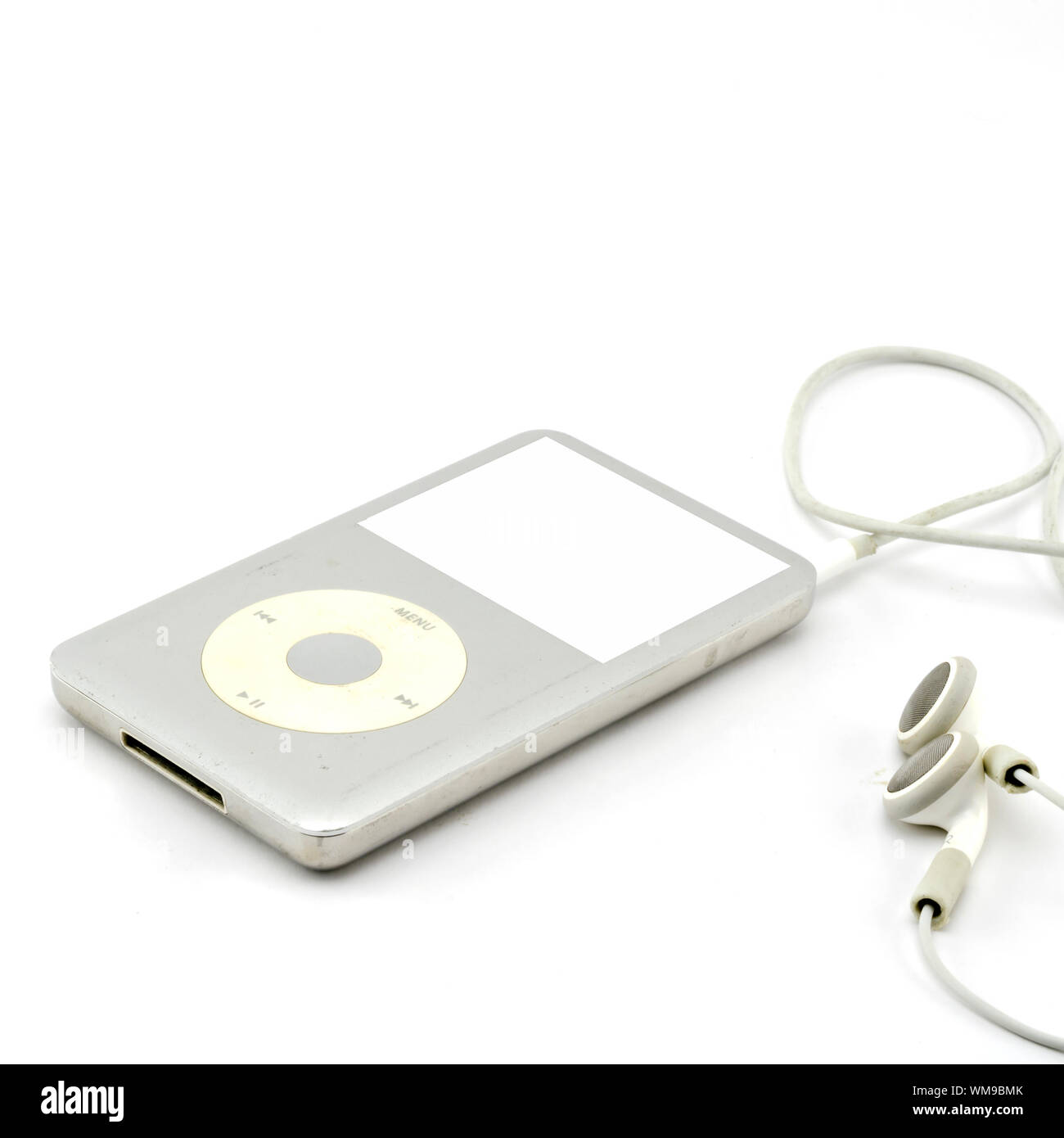mp3 player isolated on white background Stock Photo - Alamy