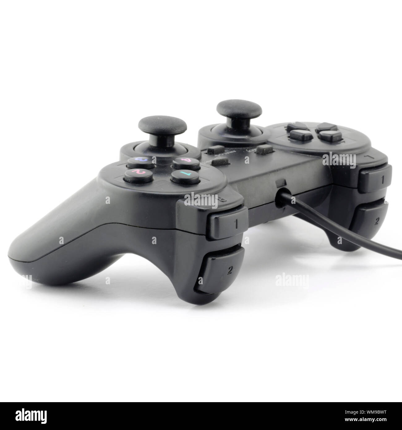 game controller isolated on white background Stock Photo - Alamy