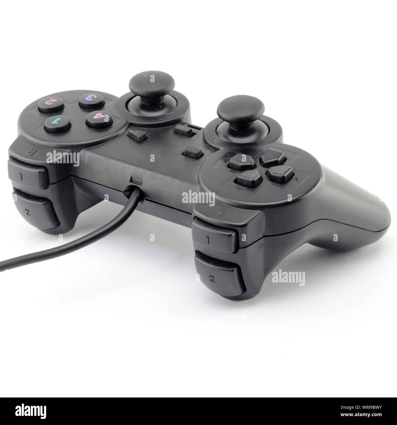 game controller isolated on white background Stock Photo - Alamy