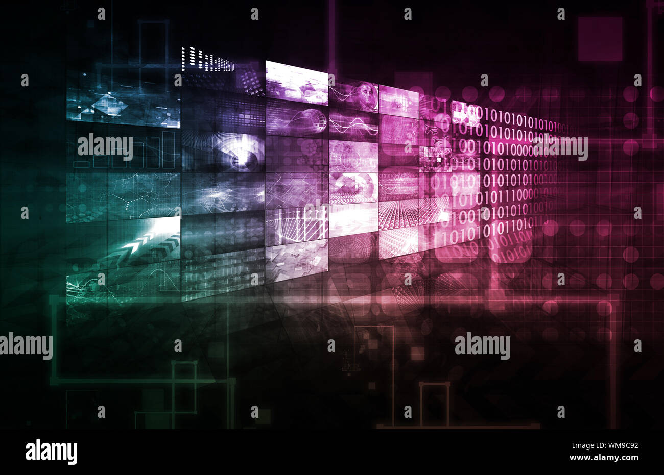 Technology infrastructure abstract art hi-res stock photography and ...