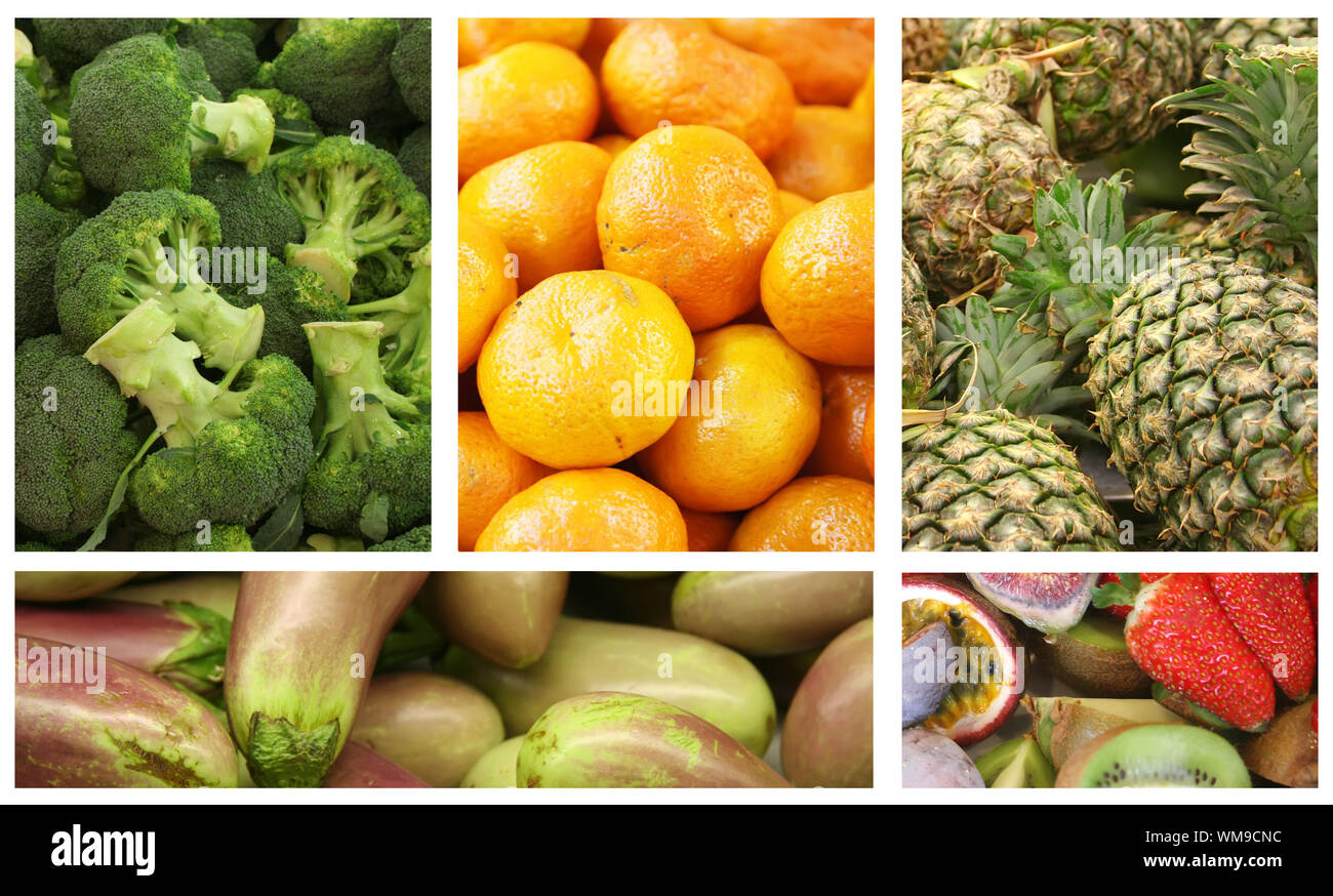 Fruits vegetables growing in Cut Out Stock Images & Pictures - Alamy