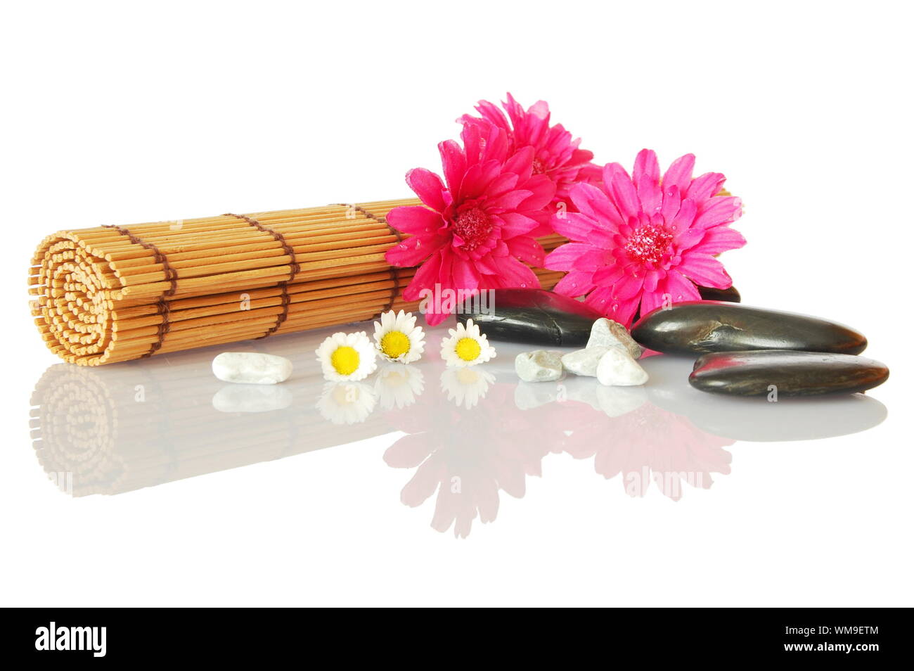 wellness and bath still life isolated on white background Stock Photo ...