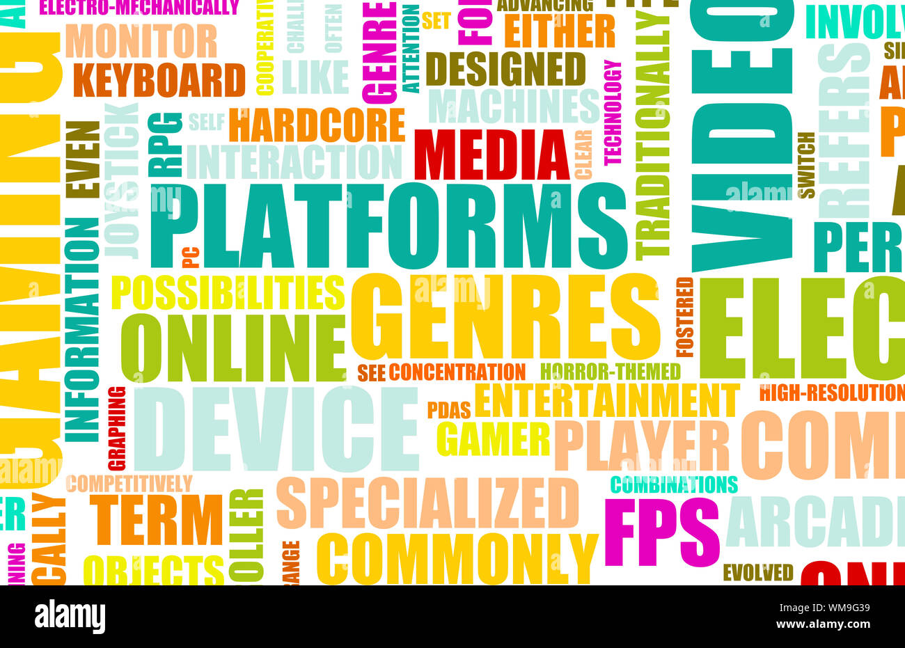 Media Platform in the Digital Age of Internet Stock Photo - Alamy