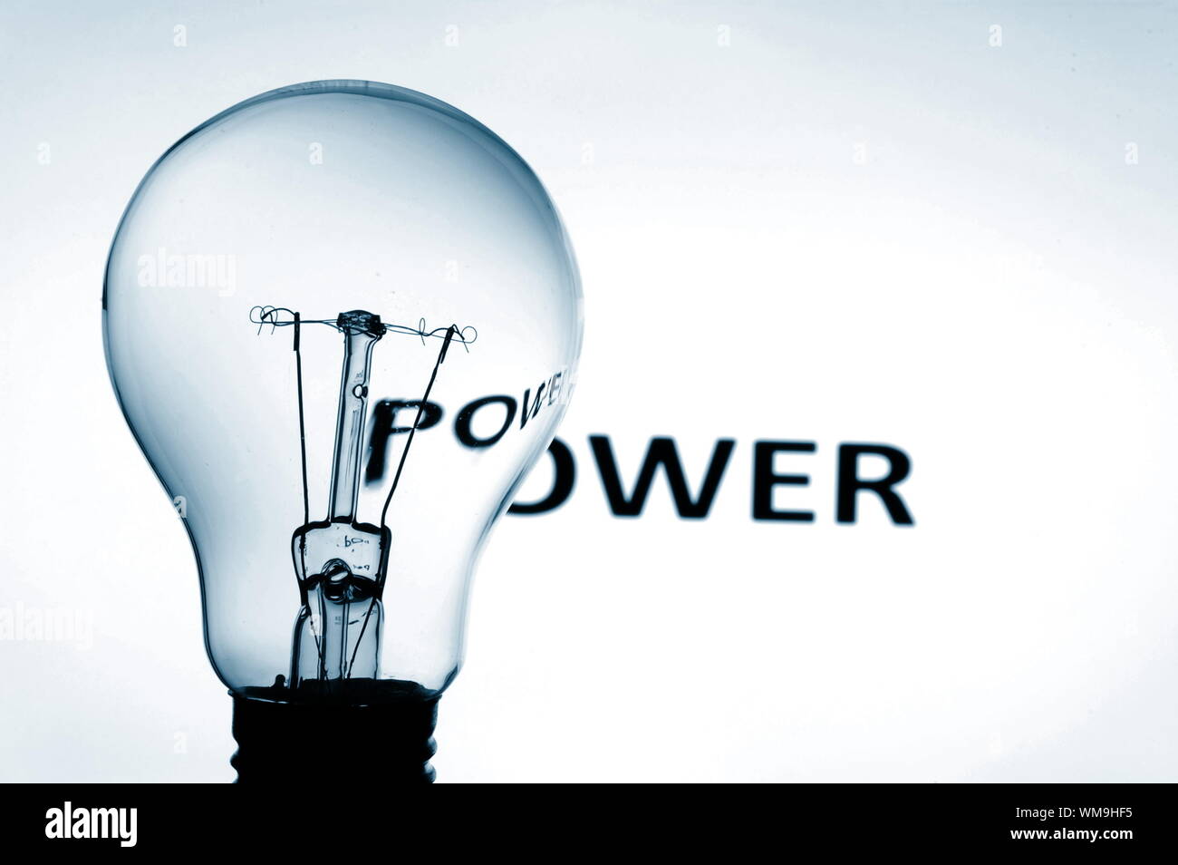 bulb showing concept for electric power and electricity Stock Photo - Alamy