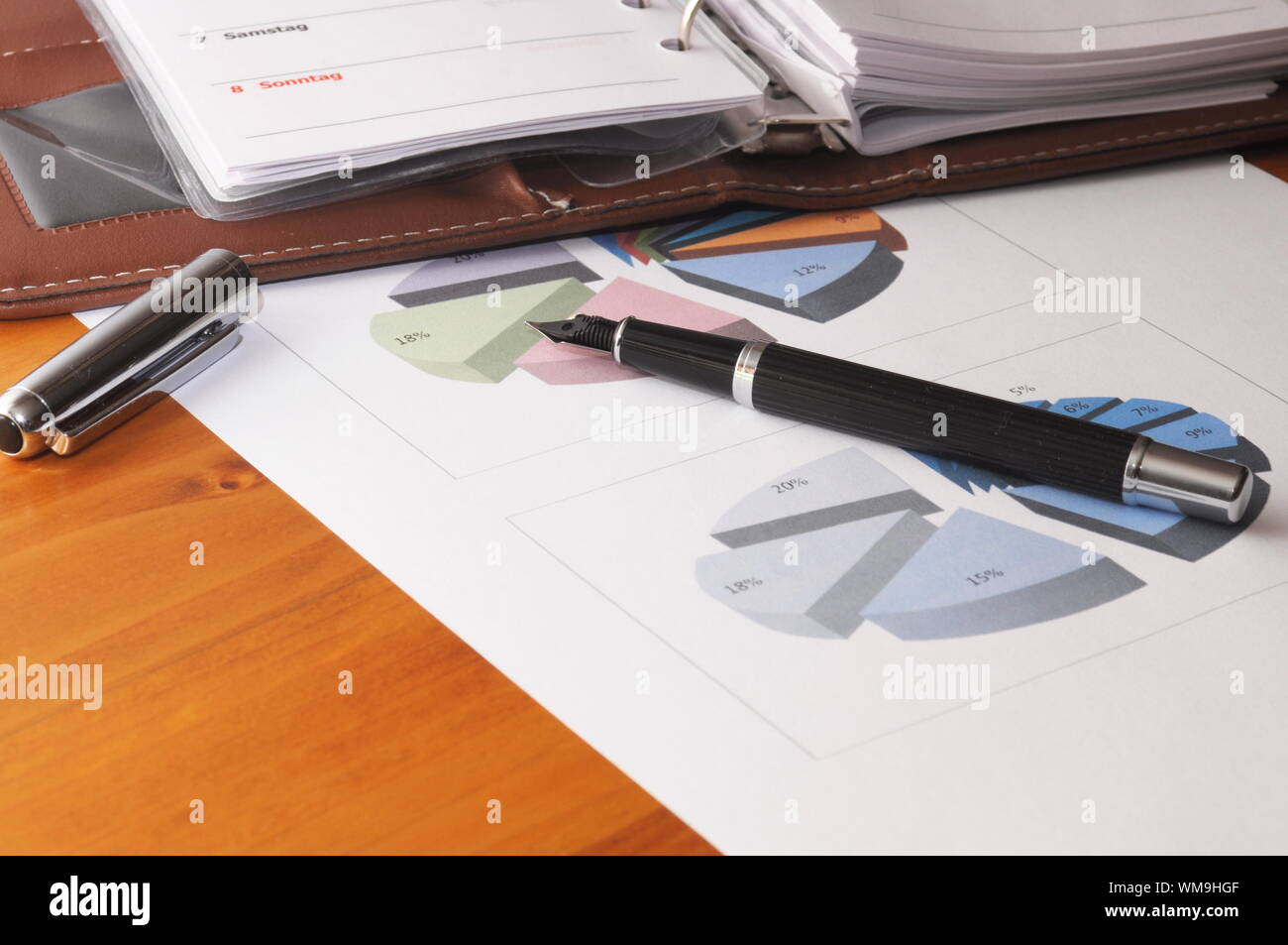financial chart or diagram showing success in business Stock Photo - Alamy