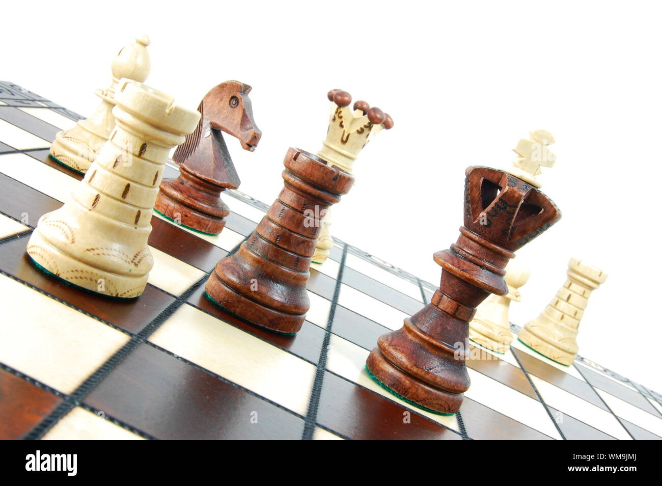chess pieces showing concept of power strategy and success in business ...